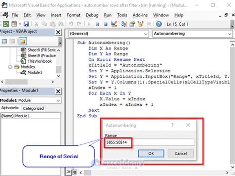 How To Auto Number Or Renumber After Filter In Excel 7 Easy Ways