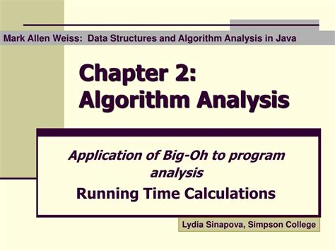 Ppt Chapter 2 Algorithm Analysis Powerpoint Presentation Free