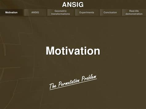 PPT ANSIG An Analytic Signature For Permutation Invariant D Shape Representation PowerPoint