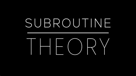 Subroutine Theory Company Moddb