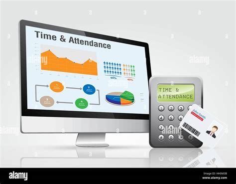 Access Control System Time And Attendance Management Stock Vector Image And Art Alamy