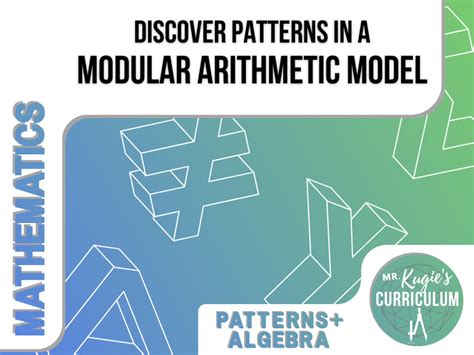 Discover Patterns In A Modular Arithmetic Model Teaching Resources