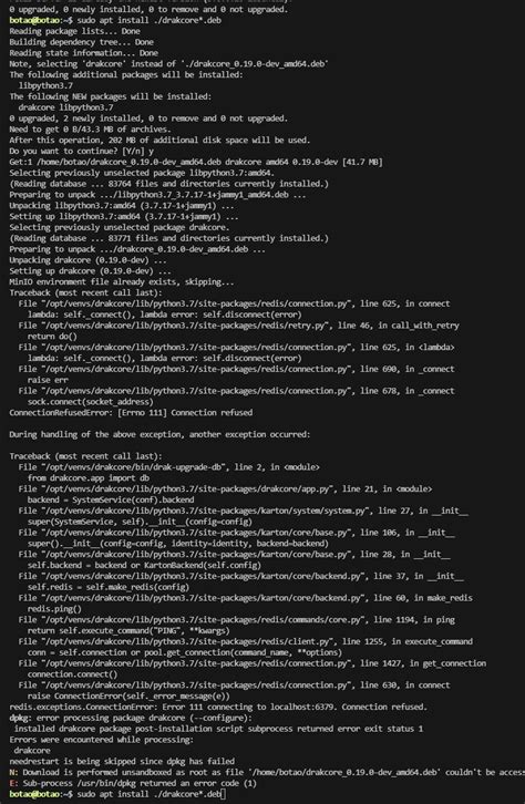 Install Drakcore Error Ubuntu2204 · Issue 820 · Cert Polskadrakvuf