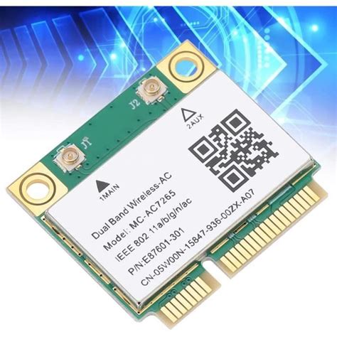 Mini Pcie Carte Mc Ac Carte Sans Fil Double Bande G G Bluetooth Wifi Carte R Seau Pour