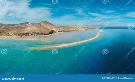Stunning Mid Level Aspect Aerial Panoramic View Of The Beautiful Beach
