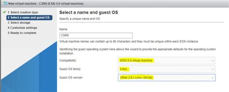NetenGU S Notes Install Cisco Csr V On ESXi