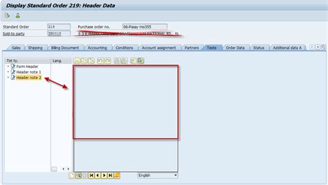 Texts In Sales Order SAP Community