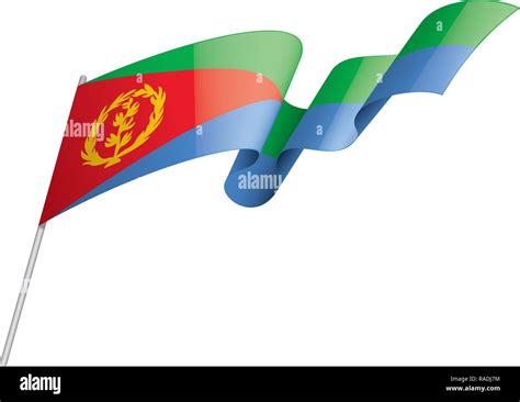 Eritrea Flag Vector Illustration On A White Background Stock Vector Image And Art Alamy