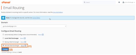 How To Configure Email Routing In CPanel