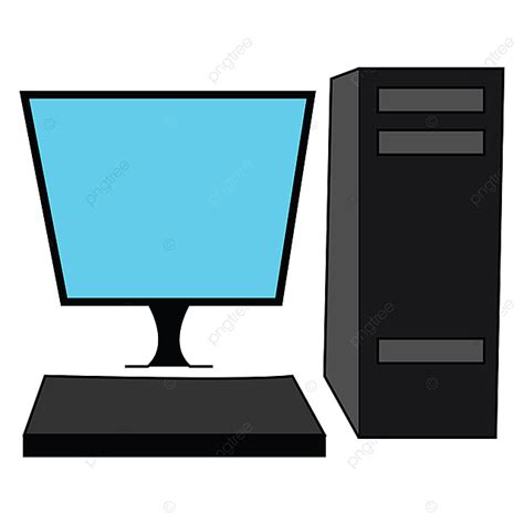 데스크톱 컴퓨터 벡터 일러스트 레이 션 삽화 감시 장치 화면 Png 일러스트 및 벡터 에 대한 무료 다운로드 Pngtree