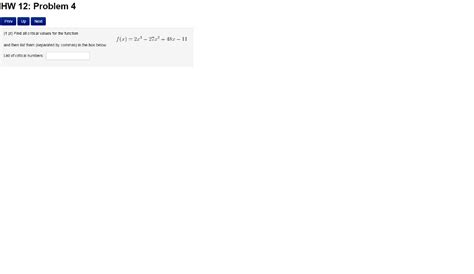 Solved Find All Critical Values For The Function F X X Chegg