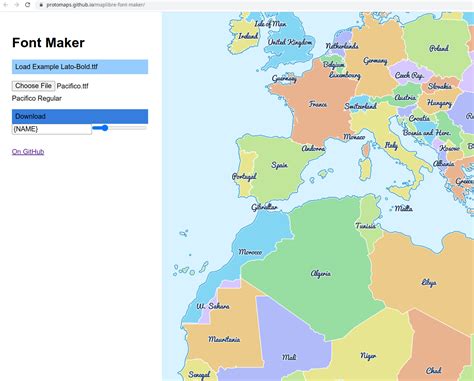 Onboarding Repository Font Maker · Issue 151 · Maplibremaplibre · Github
