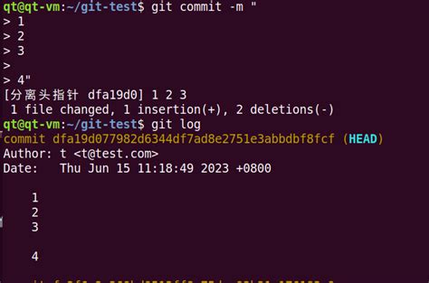 git commit 注释单行多行 悟透 博客园