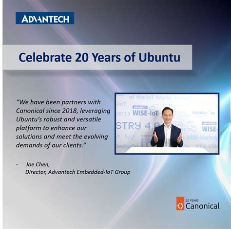 Advantech On Linkedin Advantech Canonical Ubuntu20years Ubuntu Ubuntupro Microcloud…