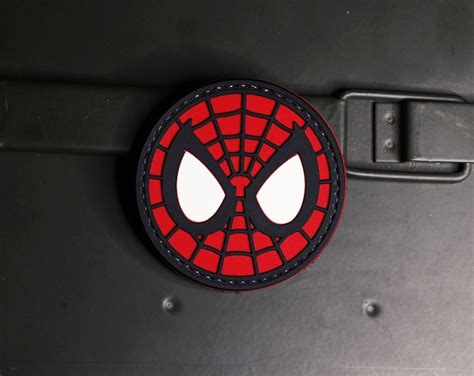 Pvc Patch Tactical Morale Patch Spider Man Etsy
