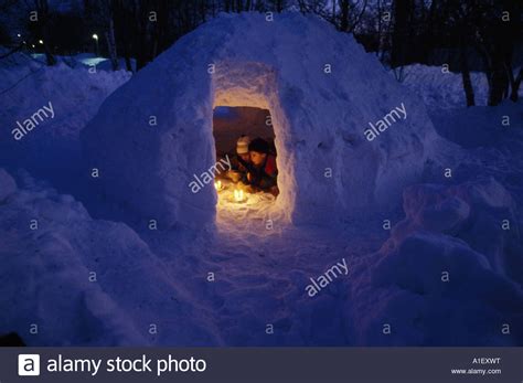 Inside An Igloo High Resolution Stock Photography And Images Alamy