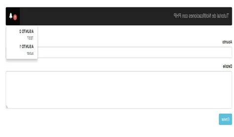 Implementación De Un Sistema De Notificaciones En Tiempo Real En Php