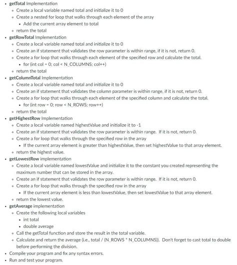 solved project goals get practice using two dimensional