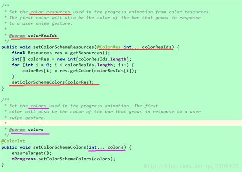 Android Swiperefreshlayout 设置下拉刷新进度条颜色变化没效果 源码巴士