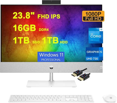 Amazon Com HP Pavilion 24 All In One Desktop 23 8 FHD IPS Anti Glare Intel 10 Core I5