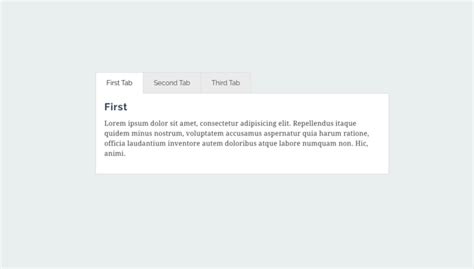 Free CSS Tabs For Designing Websites W Tweaks