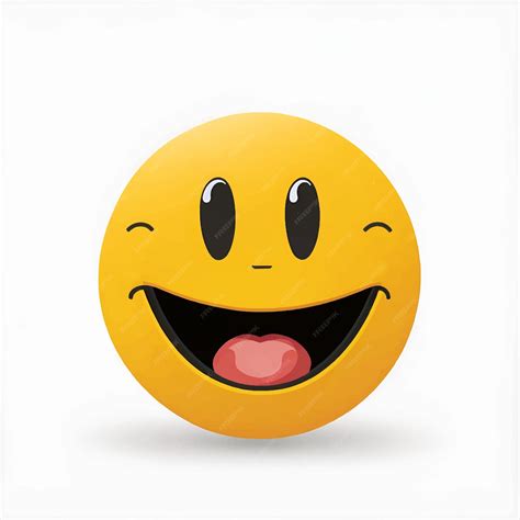 Premium Vector Smiling Face Emoji Or Emoticon Icon With Happy Eyes