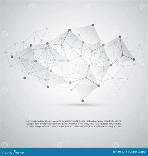 connections molecular global business network design abstract mesh