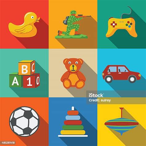 장난감 평편 걸리죠 Shadow 아이콘 세트자동차모드 오리 2015년에 대한 스톡 벡터 아트 및 기타 이미지 2015년 군대 그리기 Istock