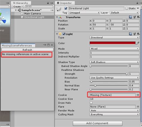 Missingscenereferences Doesnt Actually Find Missing References · Issue