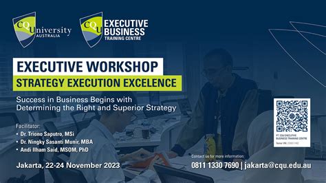 Executive Workshop On Strategy Execution Excellence Cqu Indonesia