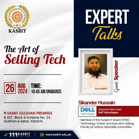Khadim Ali Shah Bukhari Institute Of Technology On Linkedin Techsales