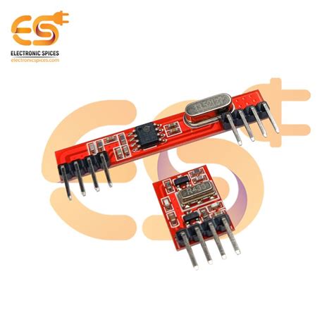Buy 433MHz RF Transmitter And Receiver Wireless Module Kit Reliable Communication At