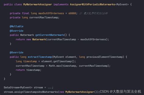 Flink时间语义和水位线介绍和api操作系统时间是使用flink处理数据的时间还是数据本身的时间 Csdn博客