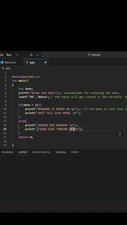 If Else In C Full Video In Description Viral Youtubeshorts Shorts Shortsfeed Cprogramming