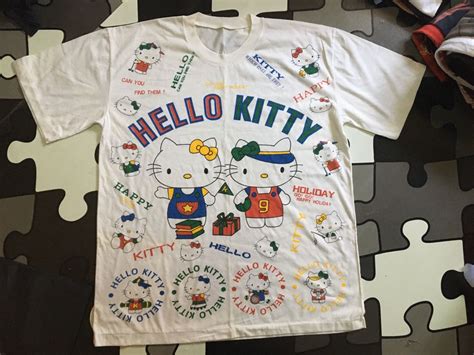 Vtg Hello Kitty Bootleg Mens Fashion Tops And Sets Tshirts And Polo Shirts On Carousell
