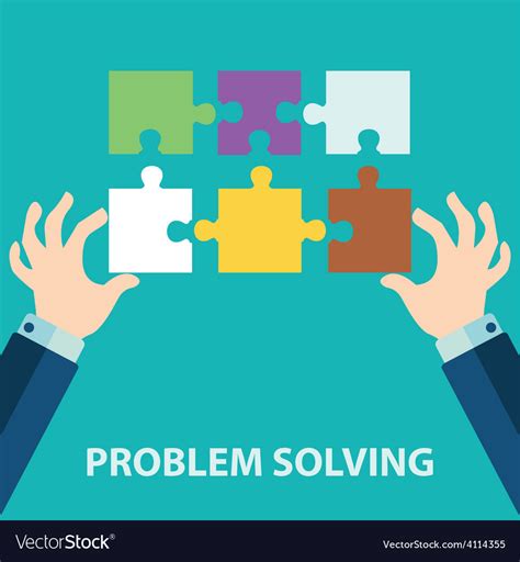 Problem Solving Royalty Free Vector Image Vectorstock