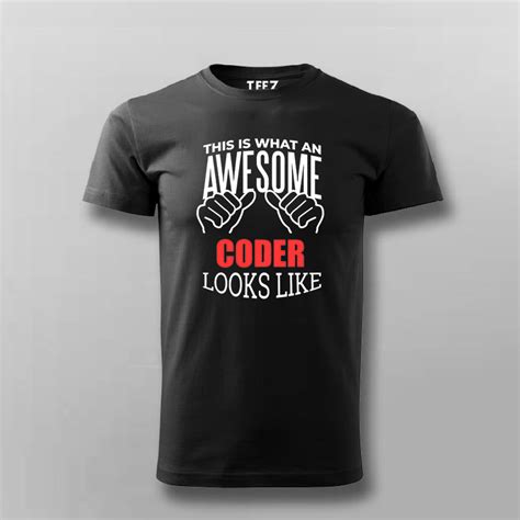 this is what an awesome coder looks like t shirt for men
