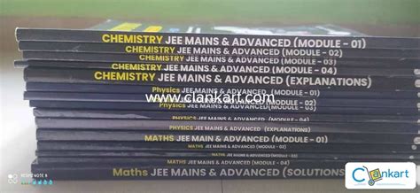 Buy Class 12th Module For Jee Set Of 15 Books 5 For Each Pcm Book In Excellent Condition At