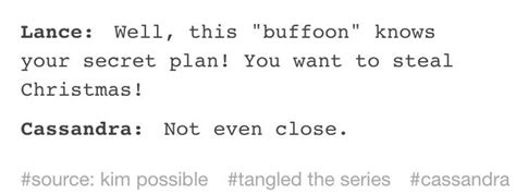 Lance And Cassandra Incorrect Quote From Rapunzels Tangled Adventure