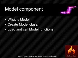 Codeigniter L Model Active Record Template Ppt