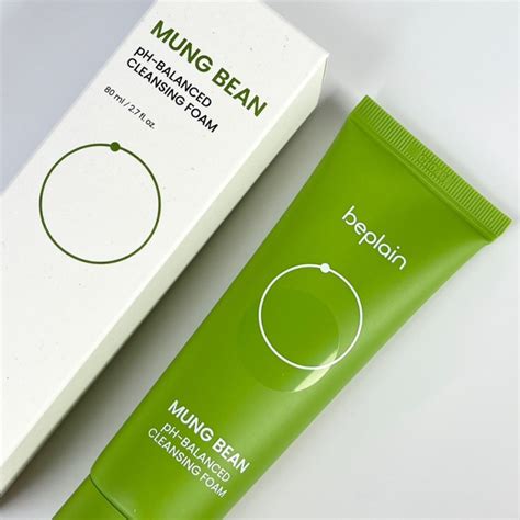 비플레인 클렌징과 피지관리를 동시에 녹두 약산성 클렌징 폼 리뷰 네이버 블로그