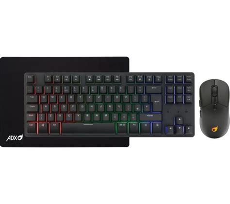 Adx Firebundle Wireless Firecombo Gaming Keyboard And Mouse Set Black
