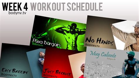 Get Fit With Our Week 4 Workout Schedule