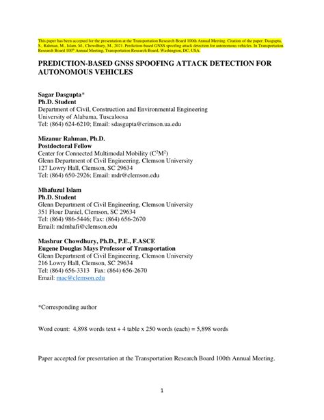 pdf prediction based gnss spoofing attack detection for autonomous