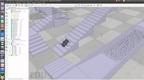 six legged robot vrep simulation youtube