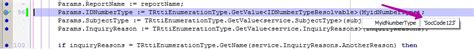 Delphi Invalid Enum Value 24170 Stack Overflow
