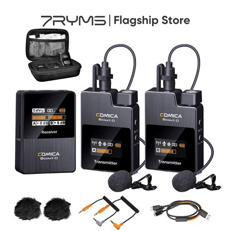 Comica Boomx D One Trigger Two G Dual Channel Wireless Microphone System M Effective Range
