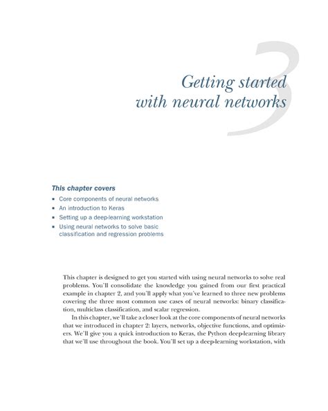 DL UNIT DL Unit Getting Started With Neural Networks This Chapter Is Designed To Get You