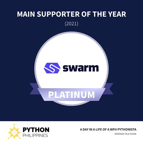 Python Philippines 🤝 Special Thanks To Swarm For Becoming The “main