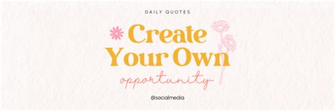 Create Your Own Opportunity Twitter Header Brandcrowd Twitter Header